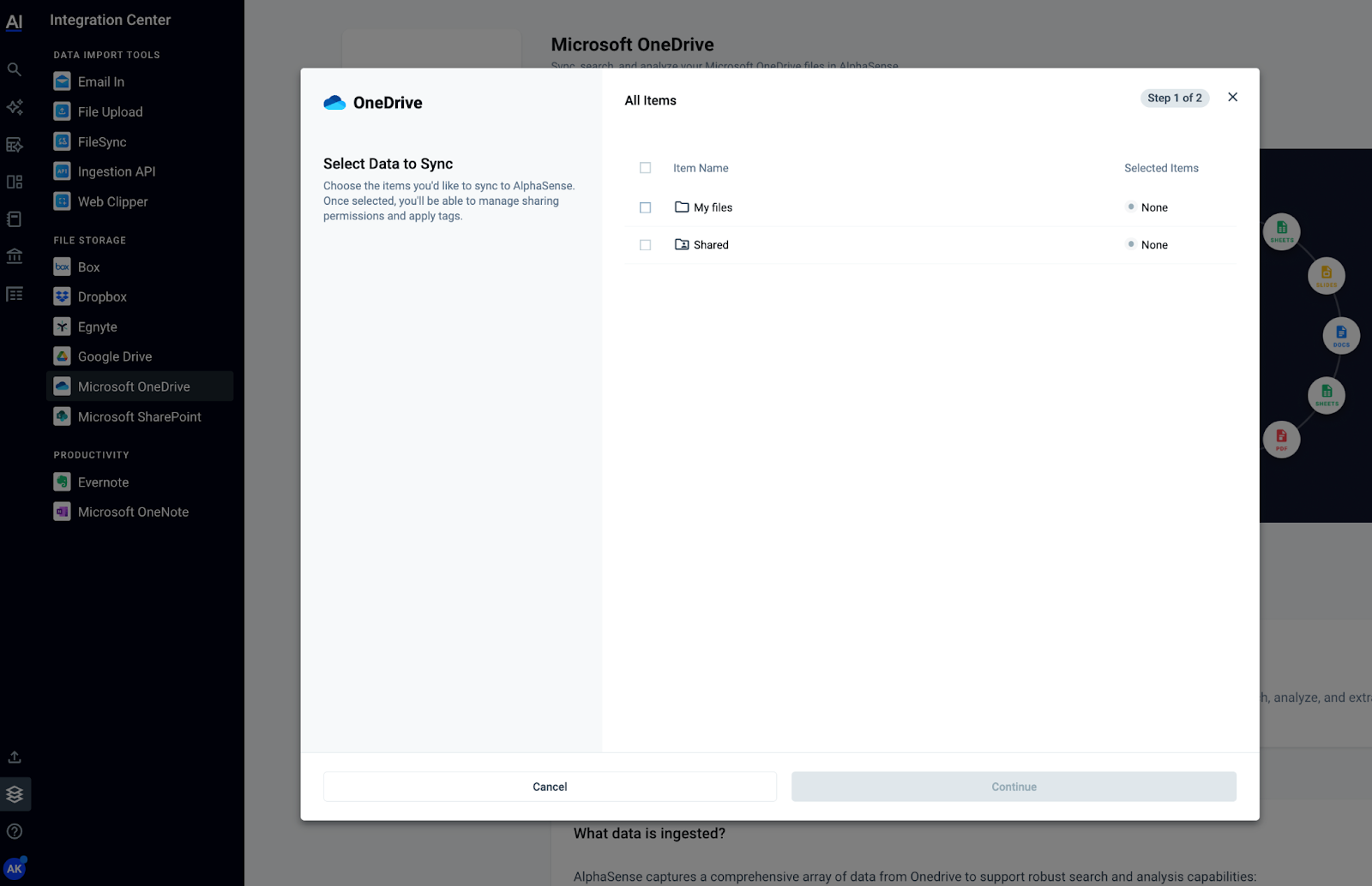 OneDrive & AlphaSense – Help Center